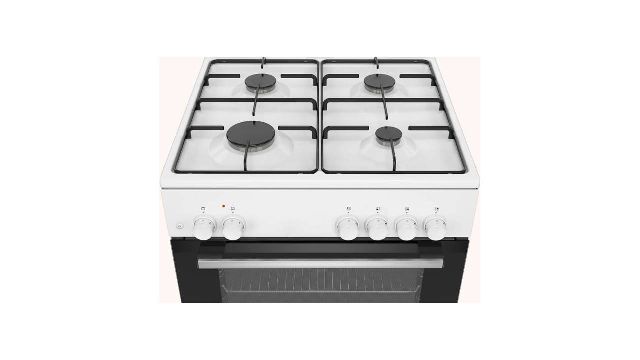 Pitsos PAF003D20 Freestanding Gas Cooker – White