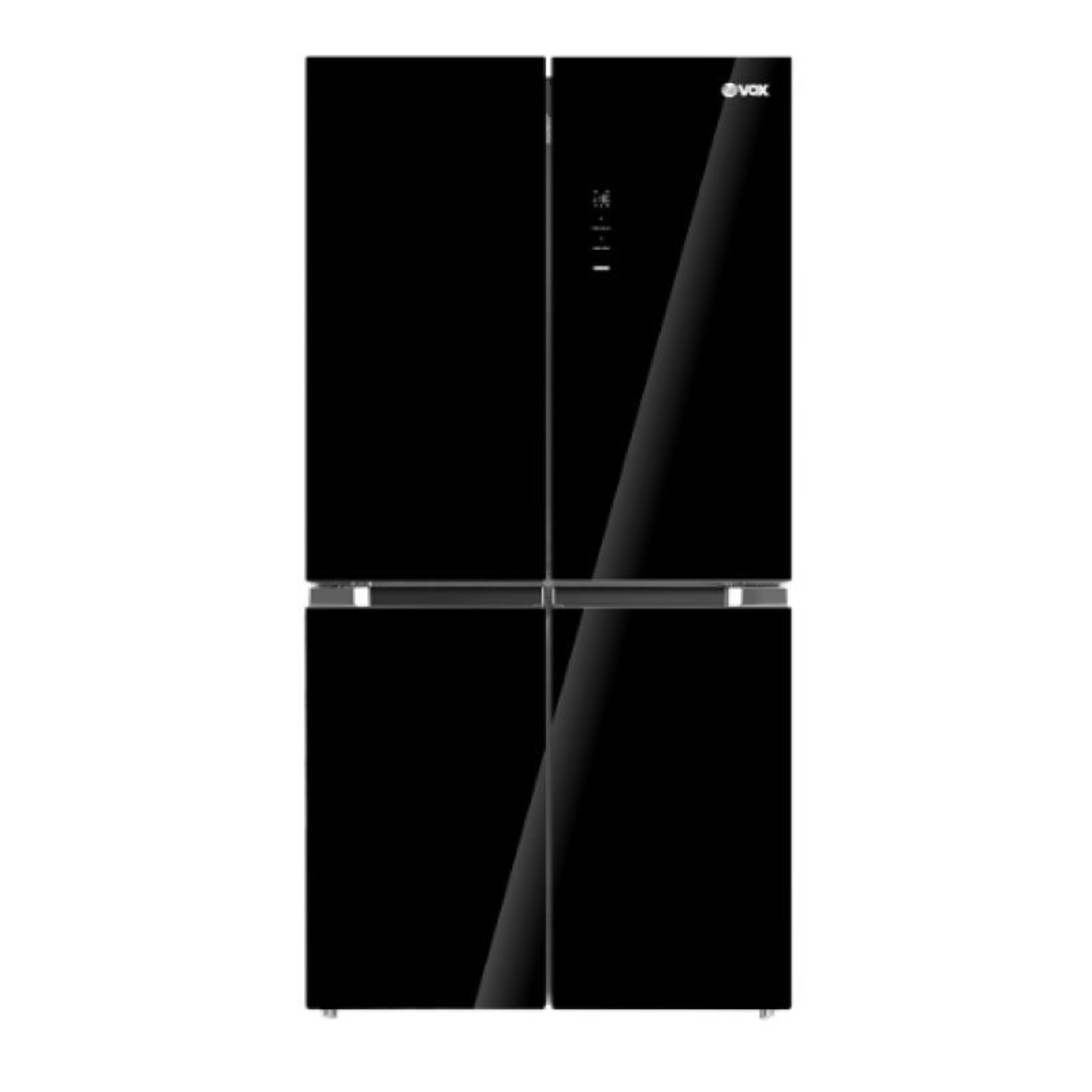 Vox MD6110BGE 4 Door Refrigerator Black Glass in Cyprus